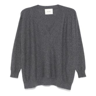 Lisa Yang Kenny V-Ausschnitt Strickware - - Knitwear - Damen - Grau - S