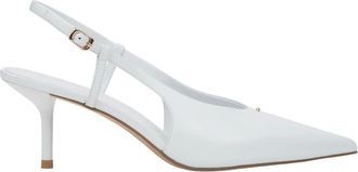 Estro & Luminara Femme, Chaussures, Blanc, Taille: 39 EU Escarpins Slingback &agrave; Bout Pointu