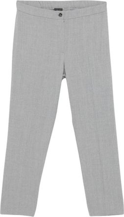 Marina Rinaldi Femme, Pantalons, Gris, Taille: 46 FR Brava Cropped Pantalons