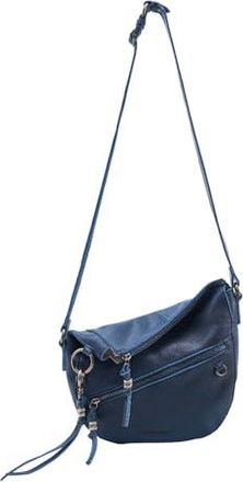 Fredsbruder Cuir sac &agrave; &eacute;paule bandouli&egrave;re My Forever Friend Midi Shoulderbag Blue bleu marine