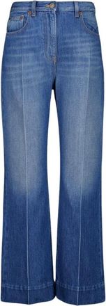 Valentino Garavani Femme, Jeans, Bleu, Taille: W27 Jean Droit en Denim