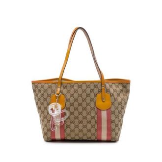 Gucci Sac Cabas en toile Pre-owned - Femme - Pre-owned - Beige - Taille: ONE Size
