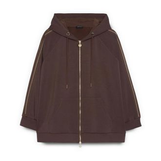 Fiorella Rubino Damen, Sweatshirts & Hoodies, Braun, XLGr&ouml;&szlig;e
