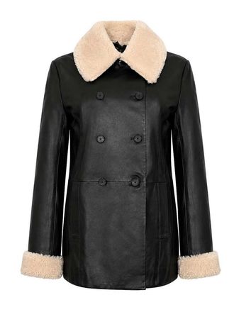 Liviana Conti Manteau En Cuir - Multicolore