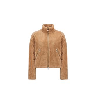 Moncler Doudoune courte Polignac en teddy