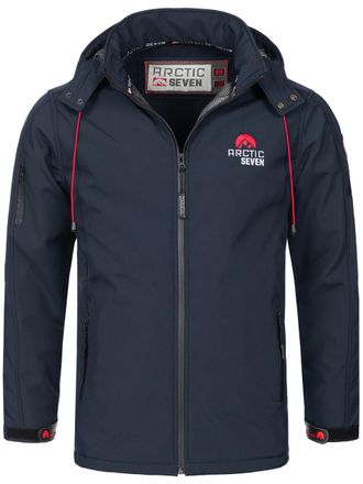 Arctic Seven Herren Softshell Jacke Navy