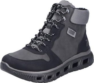 Rieker Femme M6023 Bottes à Lacets, Gris, 36 EU