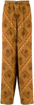 Pierre-Louis Mascia Femme, Pantalons, Multicolore, Taille: 38 FR Pantalon Palazzo Adanastr