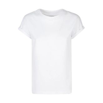 Eleventy Klassisches Baumwoll-T-Shirt mit Rundhalsausschnitt - - Tops - Damen - Wei&szlig; - XL