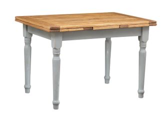 Biscottini International Esstisch ausziehbar Made in Italy 120x80 cm | Esstisch Holz massiv | K&uuml;chentisch ausziehbar