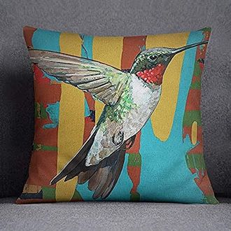 Bonamaison Le Jardin du Lin Kissenhüllen, Cotton, Mehrfarbig, 45x45