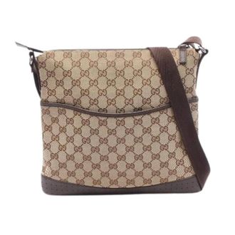 Gucci Pre-owned GG Canvas Leather Shoulder Bag - Femme - Pre-owned - Beige - Taille: ONE Size
