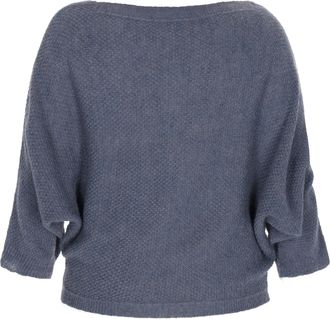 Dreimaster Dreimaster Pullover Frauen grau blau