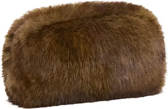 Apparis Pochette Noor Mink Fibres Recycl&eacute;es Apparis