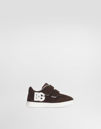 Dolce & Gabbana Sneaker Dg Original Aus Veloursstoff - Mann Collection Braun 25