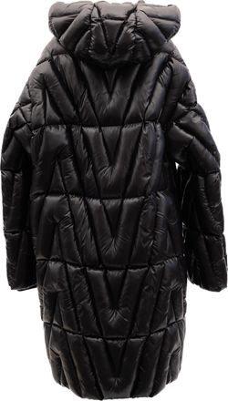 Valentino Garavani Black Women Wool Coat Clothing