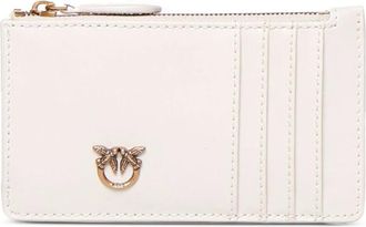 Pinko Pinko, Femme, Accessoires, Blanc, Taille: ONE Size Airone Card Holder