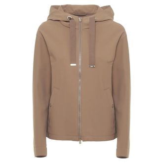 Herno Femme, Vestes, Brun, Taille: 38 FR Veste &agrave; capuche en First Act PEF