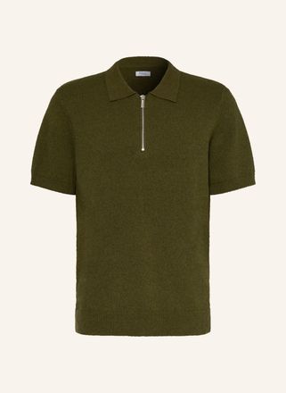 Paul Paul Strick-Poloshirt Aus Boucl&eacute; gruen