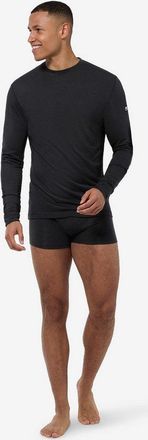 super.natural Langarmshirt f&uuml;r Herren, Merino M SIERRA140 LS atmungsaktiv, enganliegend
