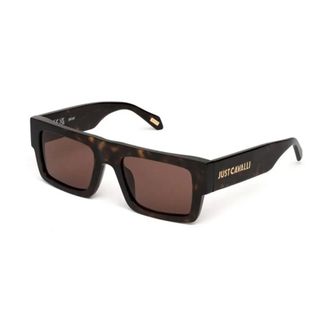 Just Cavalli unisex, Accessoires, Brun, Taille: 53 MM Lunettes de soleil élégantes avec verres marron