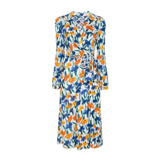 Diane Von F&uuml;rstenberg Midi-Kleid - - Dresses - Damen - Mehrfarbig - S