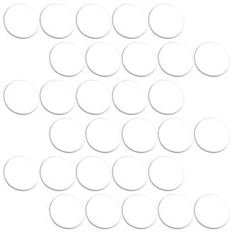 BESPORTBLE Homoyoyo Flexible Anti Rutsch Möbelgleiter 30 Stück Transparente Schutzpads 25mm X 3mm für Hartholz Böden rutschfeste Tisch und Stuhlbeinpolster zum K