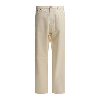 Valentino Straight Leg Cotton Twill Pants - - Jeans - Herren - Wei&szlig; - W32
