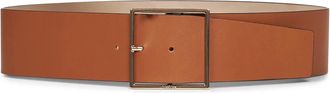 Max Mara Femme, Accessoires, Brun, Taille: S Wide Leather Belt