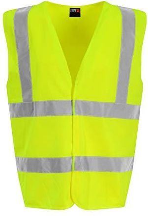 Pro RTX Gilet haute visibilité - Adulte (L) (Jaune haute visibilité)