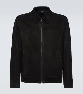 Brioni Blouson aus Veloursleder