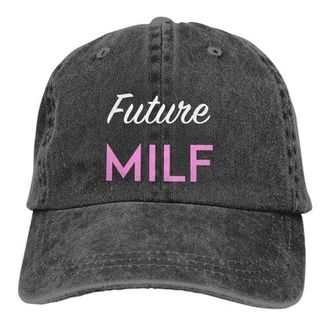 Generic Casquette de baseball Future Milf multicolore chapeau &agrave; visi&egrave;re pour femme casquette rose personnalis&eacute; visi&egrave;re protection chapeaux cadeau
