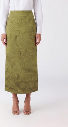 Ulla Johnson Minirock Inez aus Satin mit Knittereffekt mit hinterem Schlitz