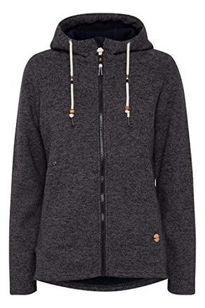 Oxmo Fia Veste polaire pour femme, Noir (194007)., S