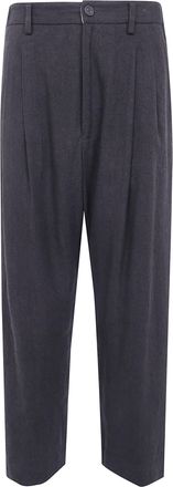 Ziggy Chen Drop-Crotch Pleated Trousers