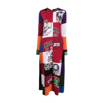 Colville Einzigartiges Multicolor Patch Maxikleid - - Dresses - Damen - Mehrfarbig - S