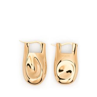 Khaite Engraved-logo Earrings