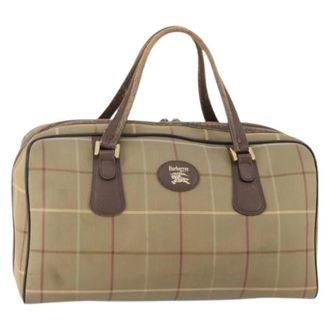 Burberry Sac Boston Pre-owned - Femme - Pre-owned - Beige - Taille: ONE Size