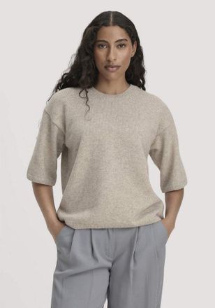 Hessnatur Strickpullover aus Bio-Merinowolle mit Bio-Baumwolle (1-tlg)