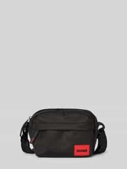HUGO BOSS Umh&auml;ngetasche mit Label Patch