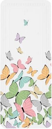 Kleine Wolke Wanneneinlage Butterflies, PVC Schaum, Mehrfarbig, 36 x 92 x 0,3 cm
