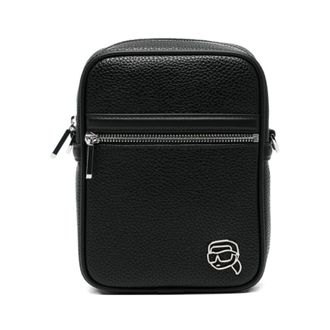 Karl Lagerfeld Ikon Outline Crossbody - - Bags - Herren - Schwarzk - ONE SIZE