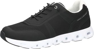 Caprice Herren Sneaker flach Low Top Vegan, Schwarz (Black Comb), 44 EU