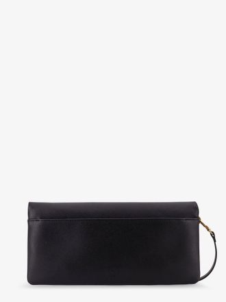 Pinko Womens Soft Horizontal Leather Crossbody Bag Black Shoulder