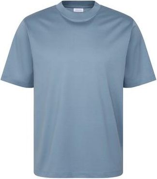 Seidensticker T-shirt uni &agrave; col rond en coton m&eacute;lang&eacute;