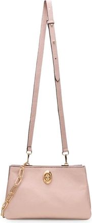 Oltre Femme, Sacs, Rose, Taille: ONE Size Sac bandouli&egrave;re en cuir v&eacute;ritable