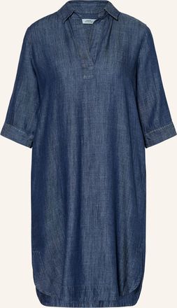 0039 Italy 0039 Italy Kleid In Jeansoptik Mit 3/4-Arm blau