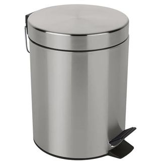 Spirella Poubelle &agrave; p&eacute;dale Acier SYDNEY - Design Moderne, Ouverture Facile, Seau Int&eacute;rieur Amovible - Accessoire Salle de Bain ou Cuisine - Bross&eacute; - 5L