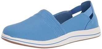 Clarks Mocassins Breeze Step pour Femme, Bleu, 5.5 UK Wide