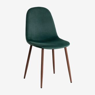 Sklum Sedia Da Pranzo Imbottita Glamm Sklum Legno Scuro